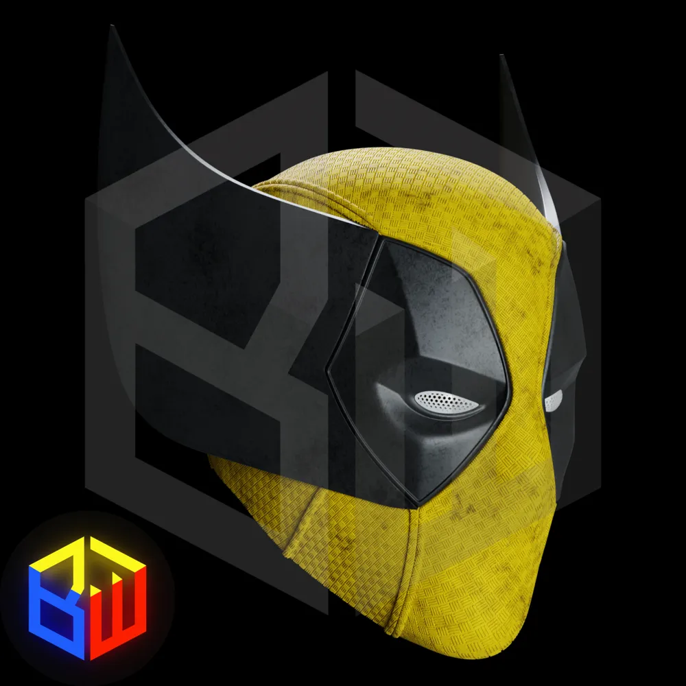 Poolverine Textured Helmet by Budwin MakerWorld: Download Free 3D Models