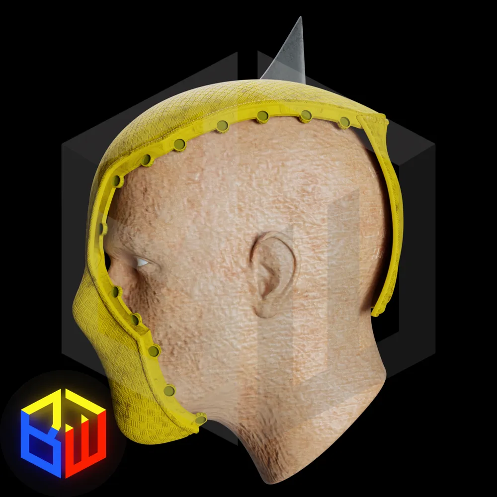 Poolverine Textured Helmet by Budwin MakerWorld: Download Free 3D Models