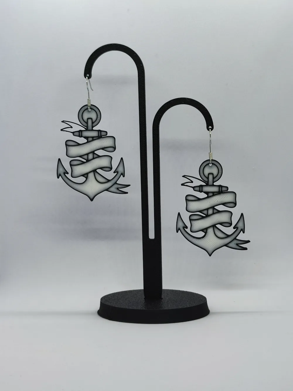 Soul Anchor Earrings by APC82 MakerWorld: Download Free 3D Models