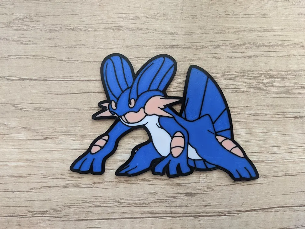 Swampert Wall Art by Sitsero - MakerWorld