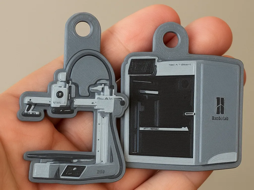 Keychain of every Bambulab 3D printer & AMS (+P2S) - Free 3D Print ...