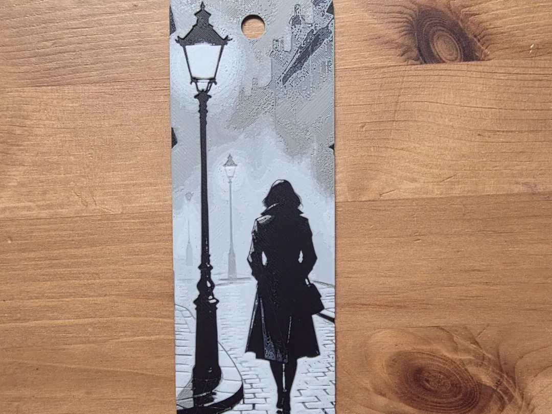 Girl Bookmark - Free 3D Print Model - MakerWorld