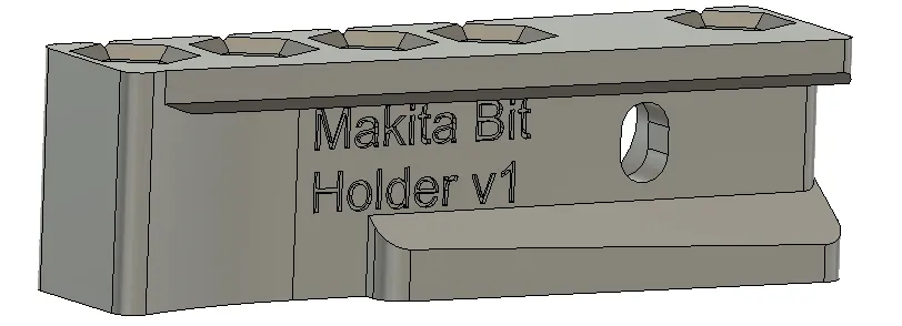 Makita Bit Holder by schnuffi - MakerWorld