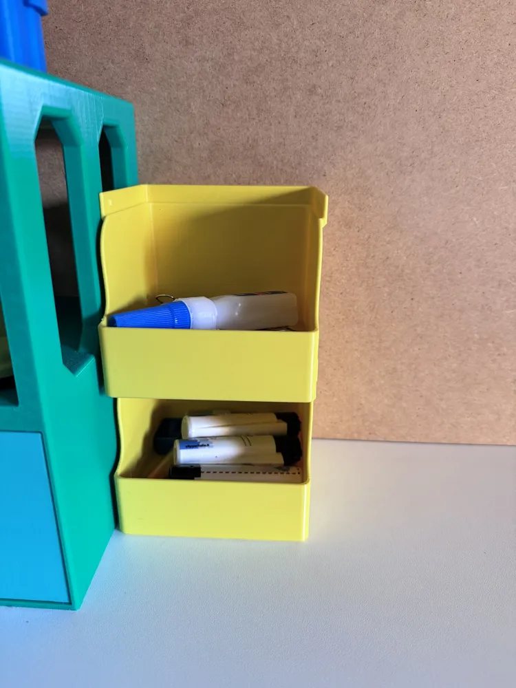 Stackable Desk Container - Free 3D Print Model - MakerWorld
