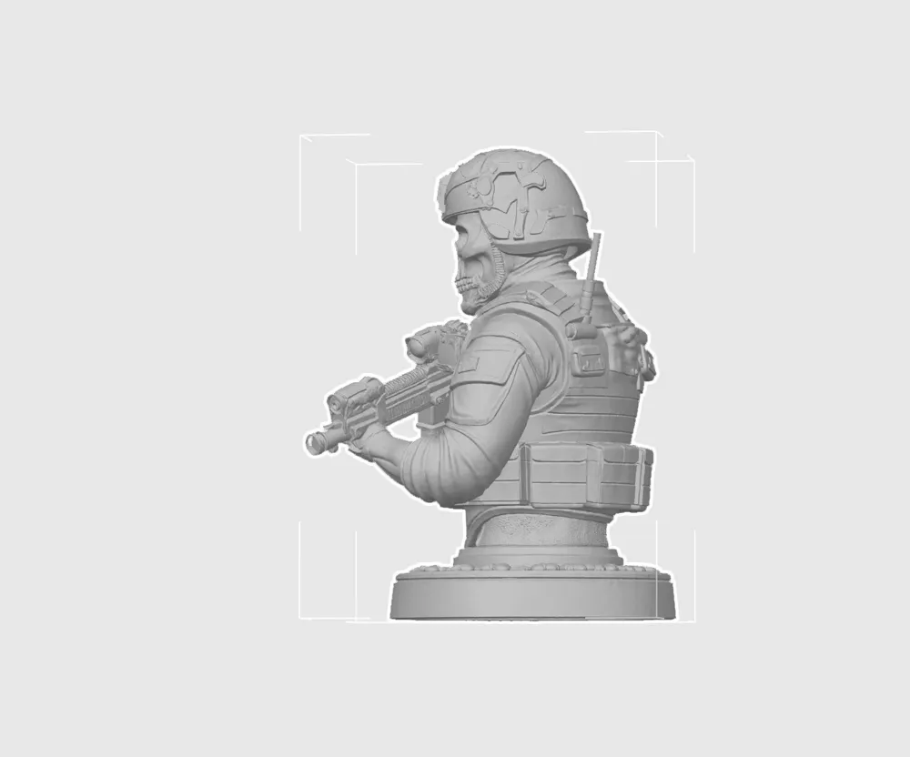 Tactical Skeleton Soldier Bust (Military) - Free 3D Print Model ...