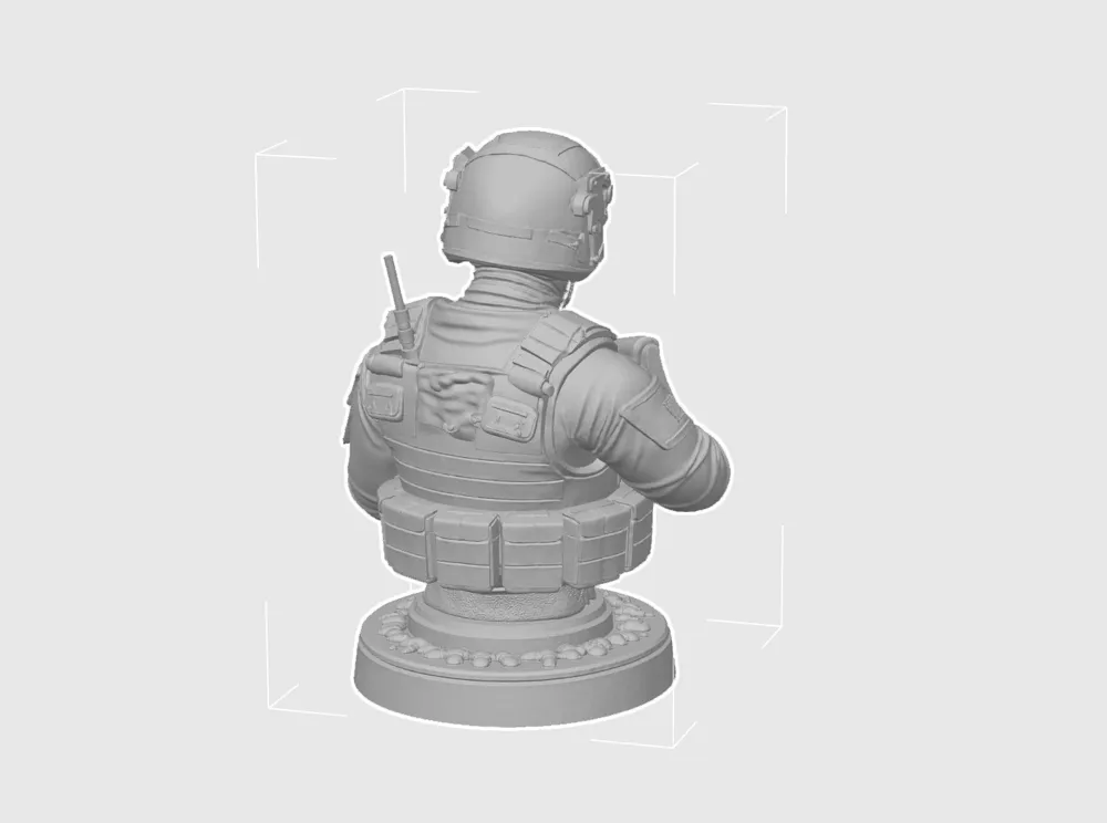 Tactical Skeleton Soldier Bust (Military) - Free 3D Print Model ...