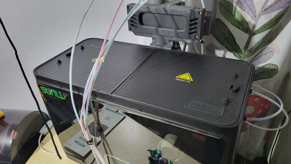 A1/A1MINI Bambu Lab AMS Lite 回旋轴 三绿S4干燥箱终极版本 来自 Syxiaolu94 MakerWorld：免费下载 3D 模型