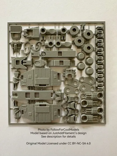 AT AT Kit Card | AT-AT Starwars Remixed by FollowForCoolModels - MakerWorld