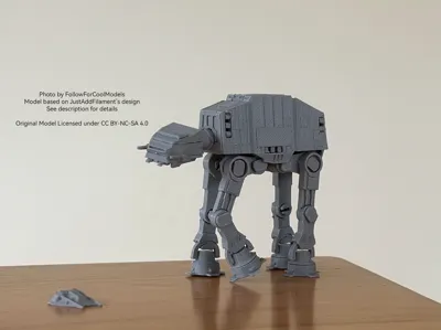 AT AT Kit Card | AT-AT Starwars Remixed by FollowForCoolModels - MakerWorld