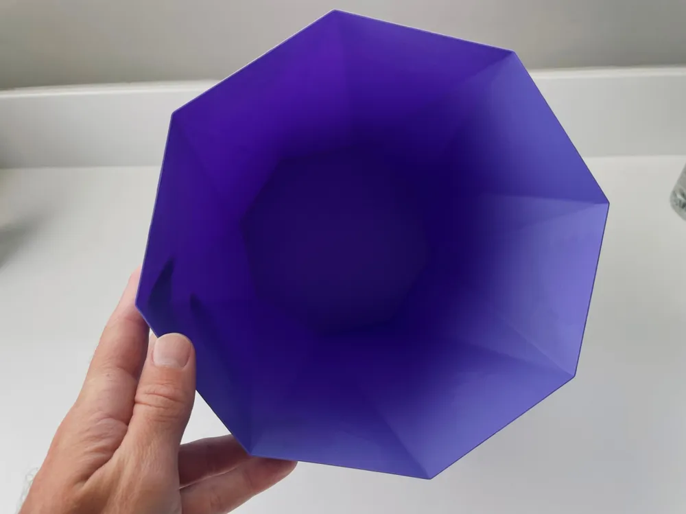 Geometric Trash Bins in Two Sizes (Vase Mode) by m@ MakerWorld ...