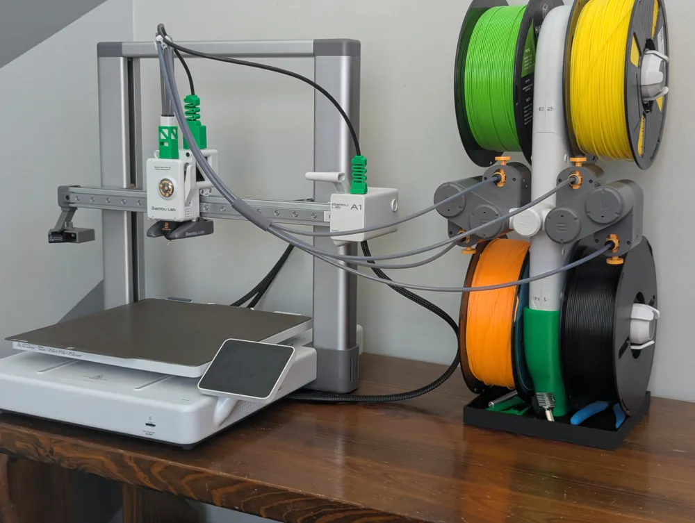 AMS lite vertical stand (small tool tray) by 3D RIO - MakerWorld