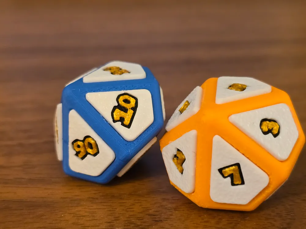 D10 Mario Party Dice (standard and percentile) by KNDesign - MakerWorld