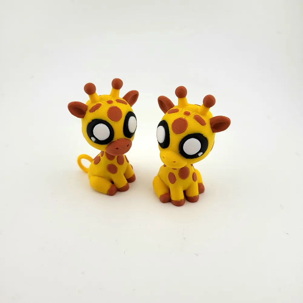 Giraffe Mini Toy flexi Keychain Fidget Articulated - Free 3D Print ...