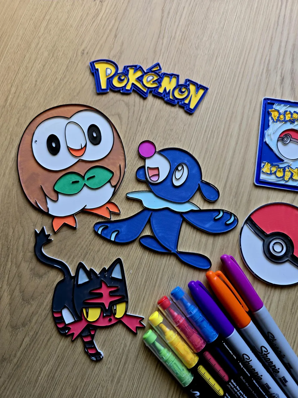 Pokemon Starter Gen 7 Rowlet Litten Popplio DIY by Merilno3D MakerWorld ...