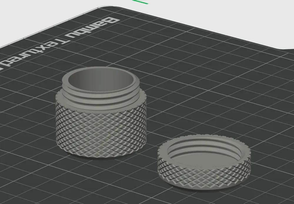 Rugged Fishing Hooks Threaded Lid Container - Free 3D Print Model ...