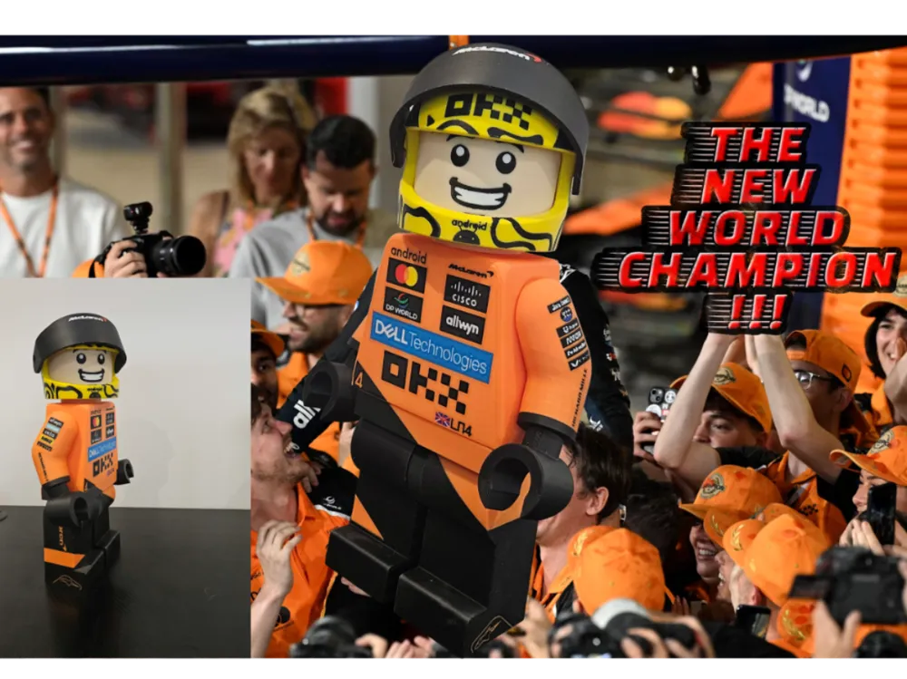 Lando Norris The world champion!!! Mclaren F1 - Free 3D Print Model ...