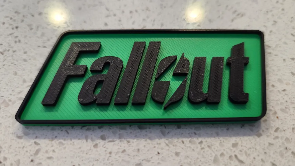 Fallout Logo - Free 3D Print Model - MakerWorld