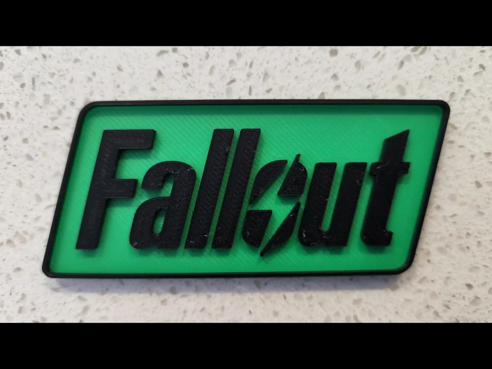 Fallout Logo - Free 3D Print Model - MakerWorld