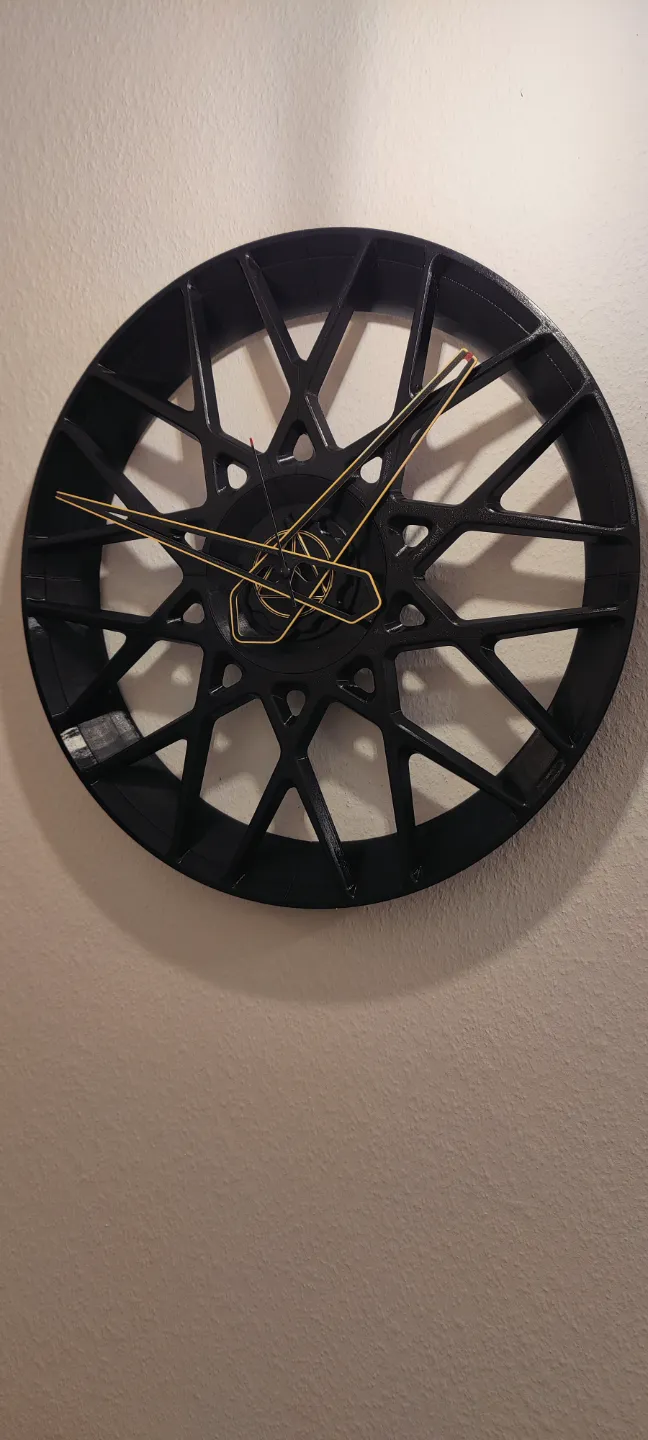 Forged Rim Clock by fake_ - MakerWorld