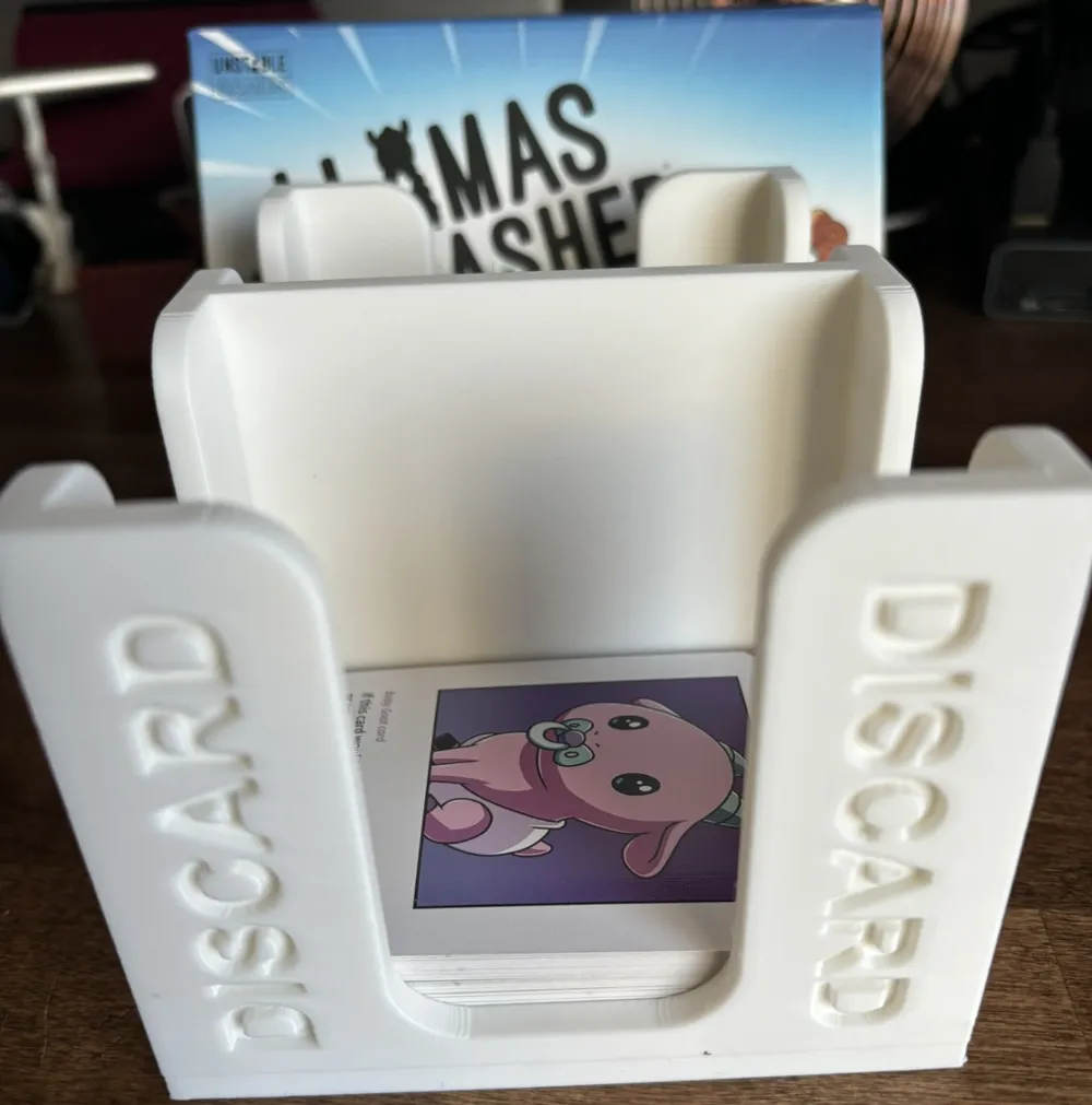 Discard Draw Card Holder Game Night by Neighmo - MakerWorld