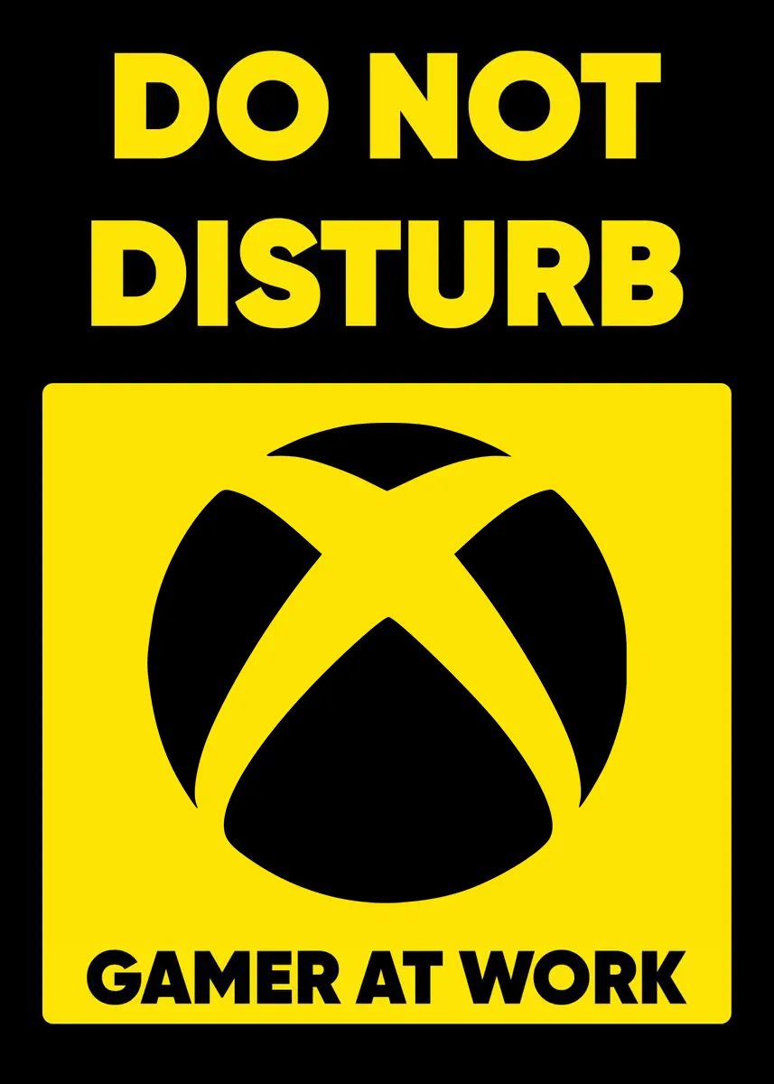 Xbox Game Sign / Do Not Disturb / Game Room by 3D Prints This Week ...