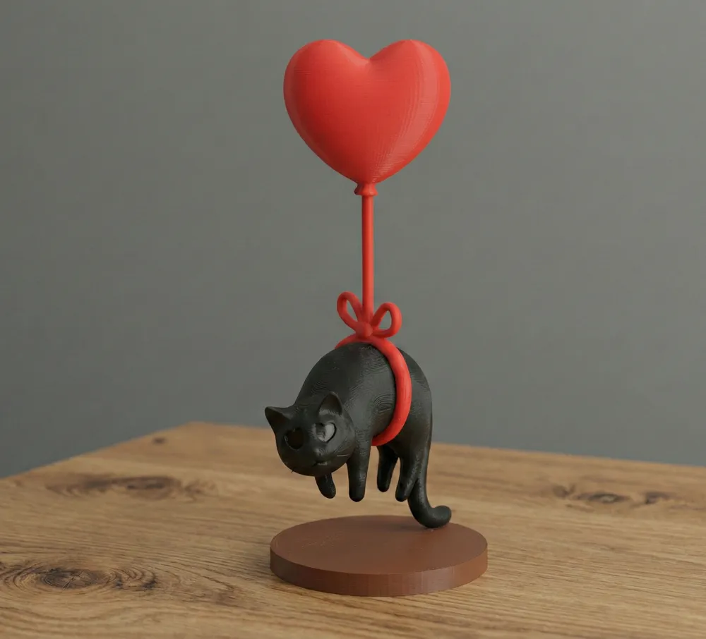 The Floating Cat - Free 3D Print Model - MakerWorld