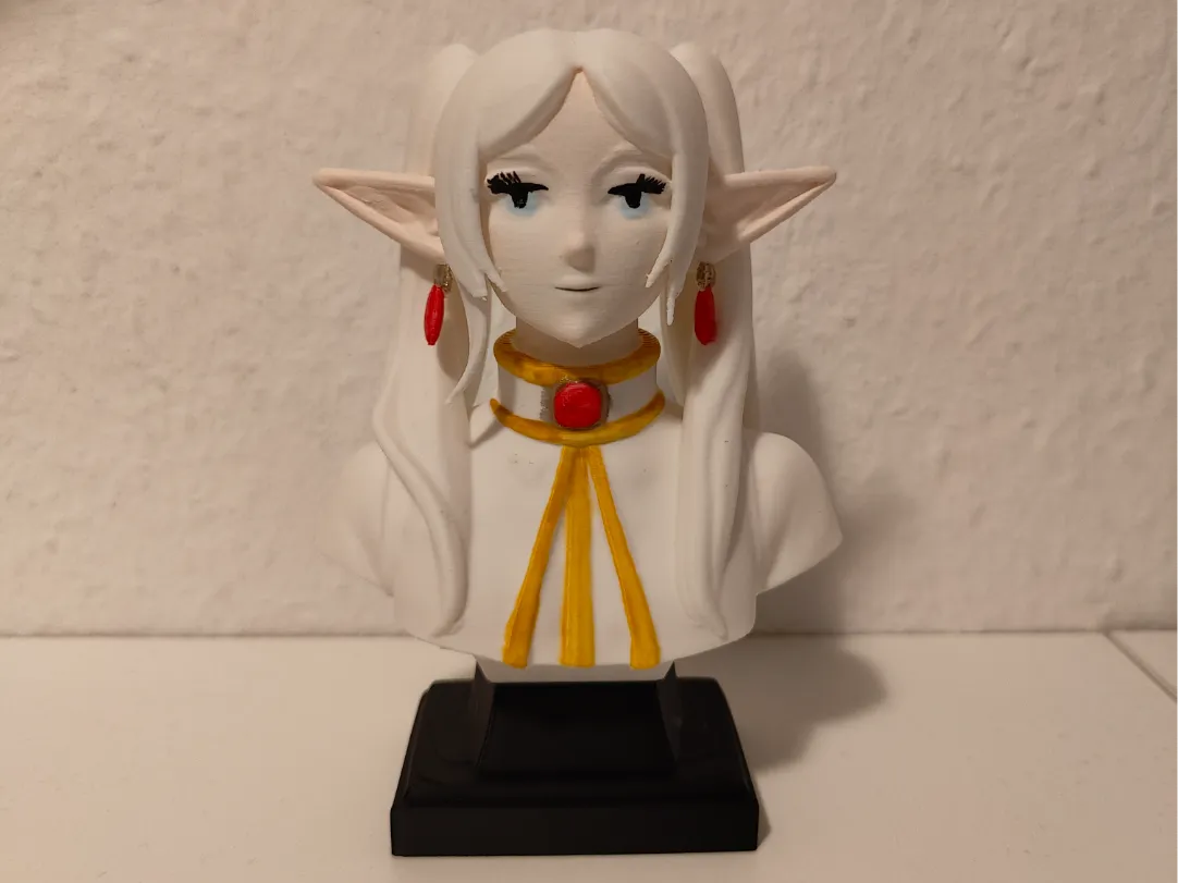 Frieren Beyond Journey's End Bust - Free 3D Print Model - MakerWorld
