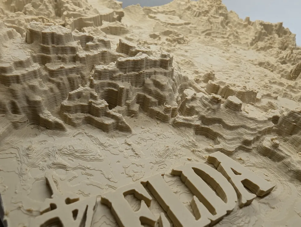 Zelda World Map (Breath of the Wild / TOTK) - Free 3D Print Model ...