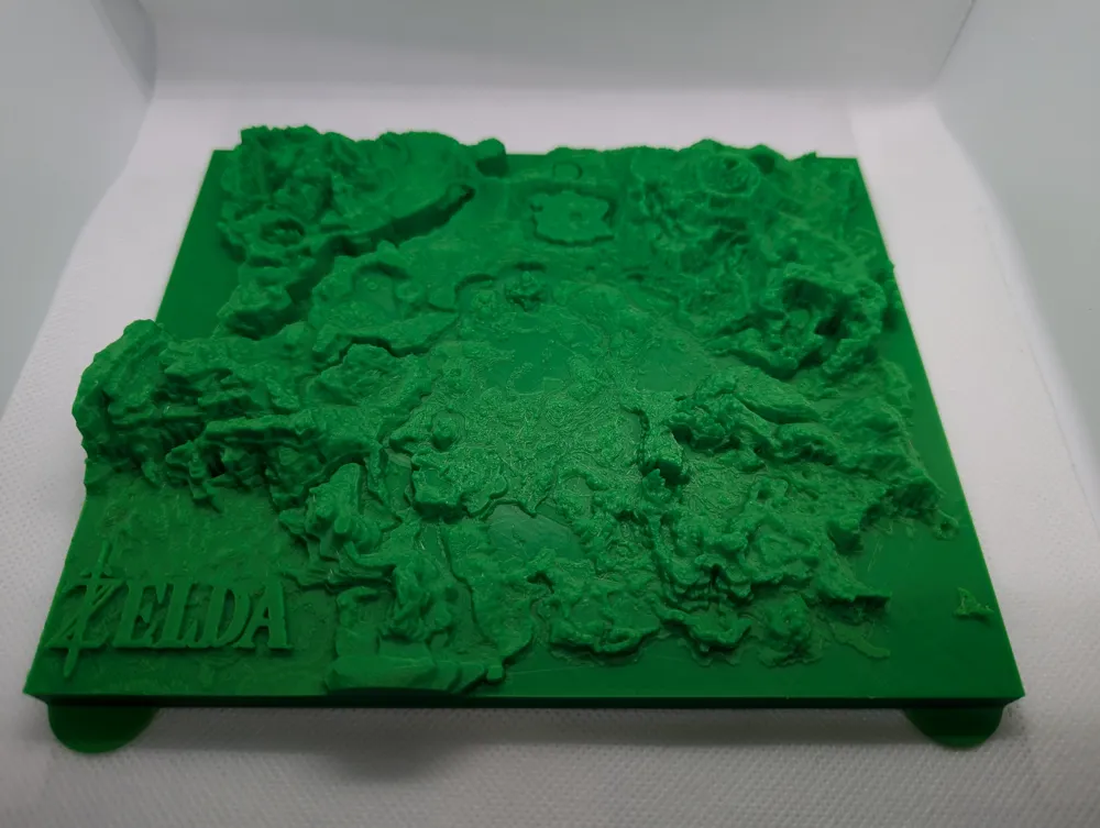 Zelda World Map (Breath of the Wild / TOTK) by Eversor - MakerWorld