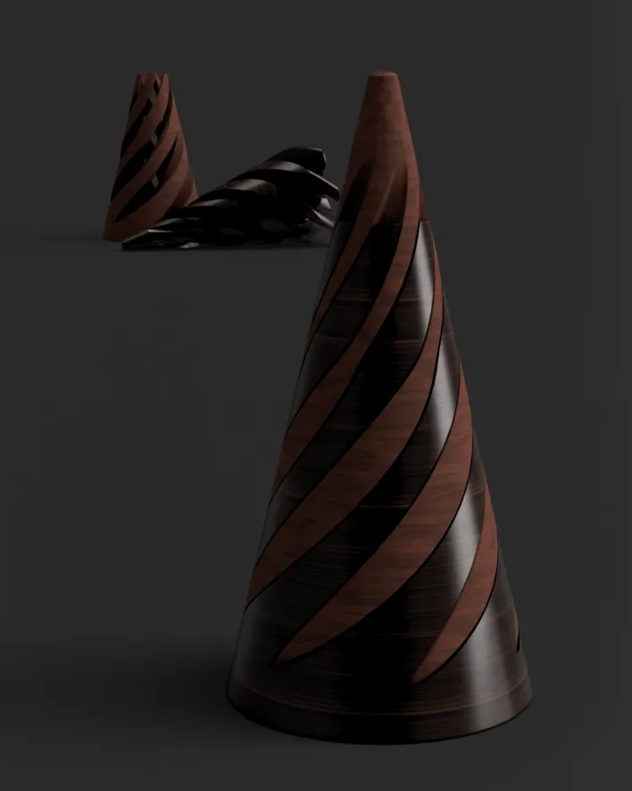 Fidget Spiral Cone by Bearded Printer MakerWorld: Download Free 3D Models