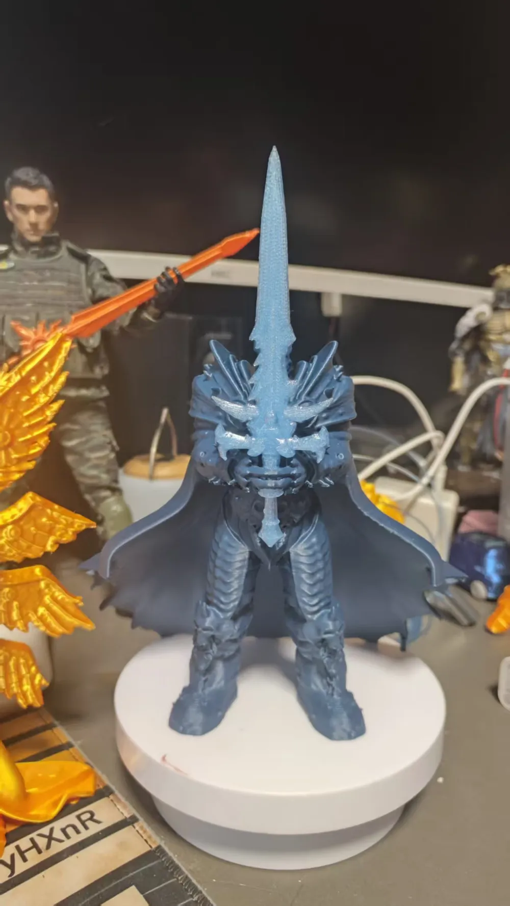 World of Warcraft - Lich King (Arthas) Figurine - Free 3D Print Model ...