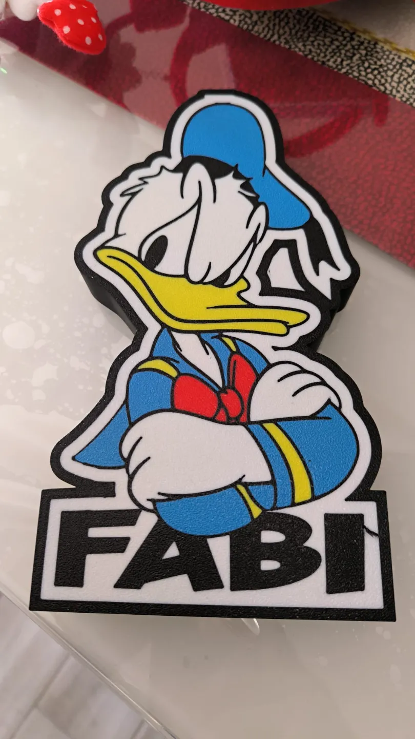 Donald Duck Customizable light box disney by FV Racing - MakerWorld