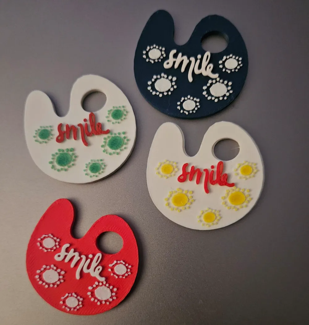 Keychain Painting Palace by ZumDag - MakerWorld