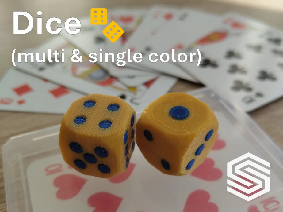 Multi Color (Calibration) Dice by UniversalMaker - MakerWorld