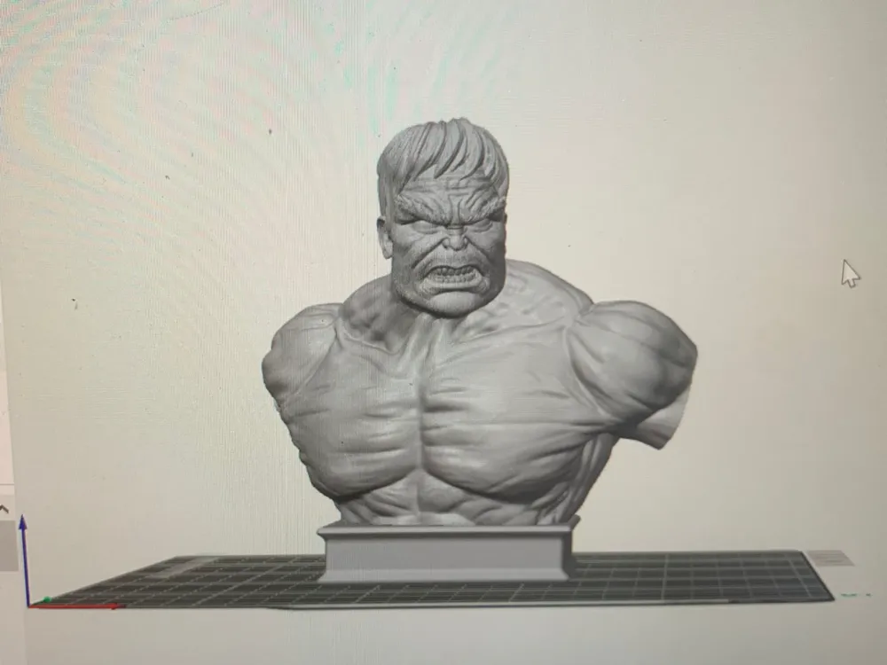 HULK BUST - Free 3D Print Model - MakerWorld