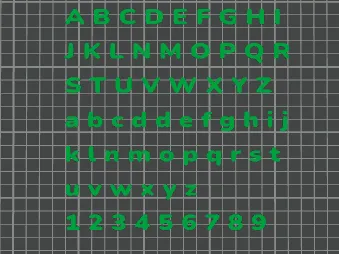 Alphabet stencil with numbers by ElseChain MakerWorld: Download Free 3D ...