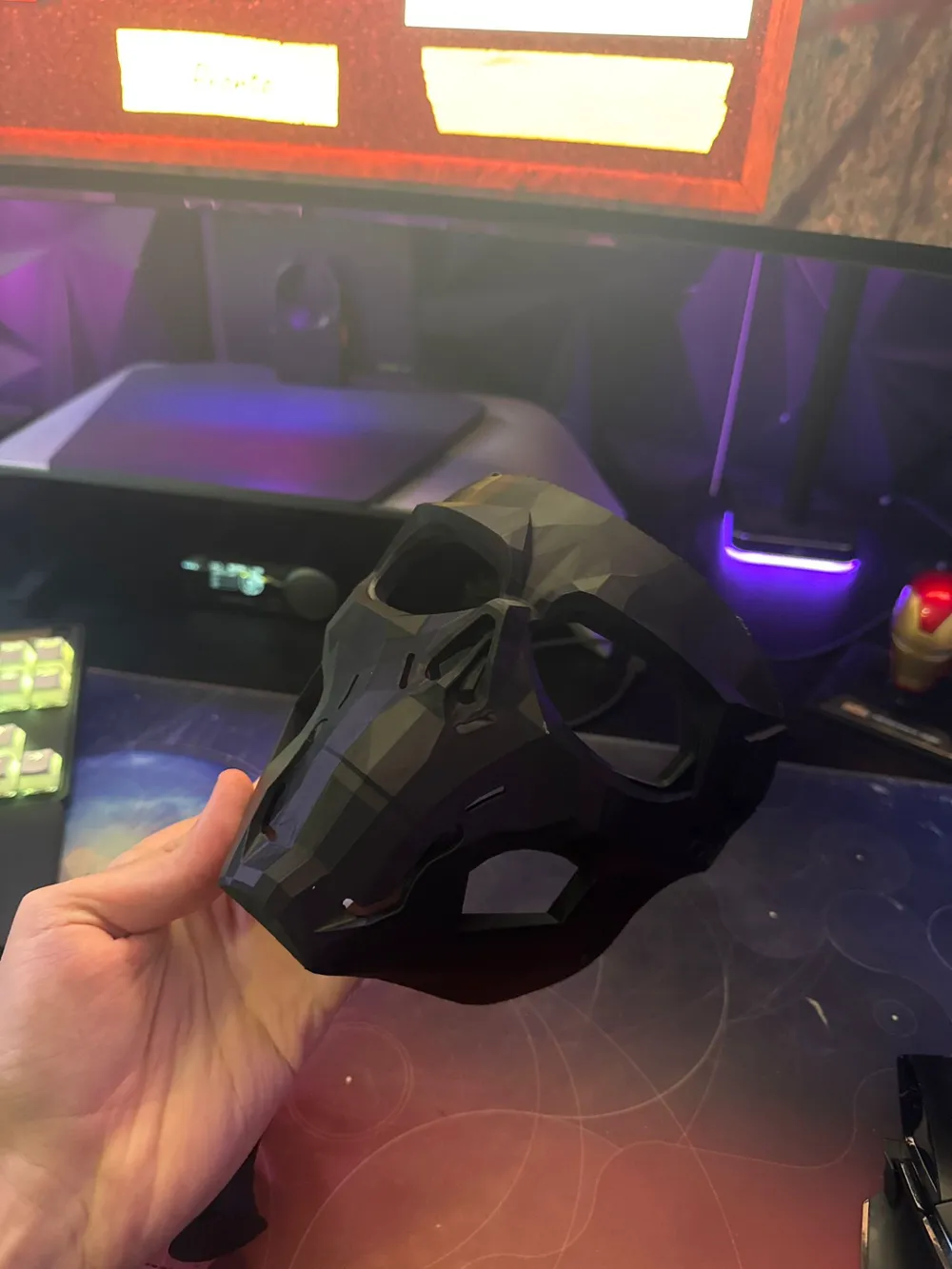 Death Shadow Escape from tarkov mask Remixed by AngelStrix MakerWorld ...