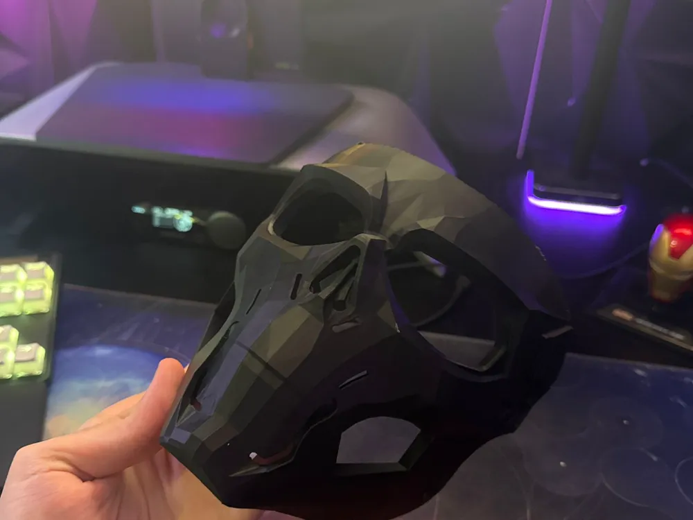 Death Shadow Escape from tarkov mask Remixed by AngelStrix MakerWorld ...