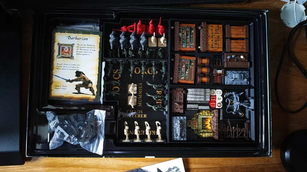 HeroQuest Insert for original MB edition Remixed by VaderAG - MakerWorld