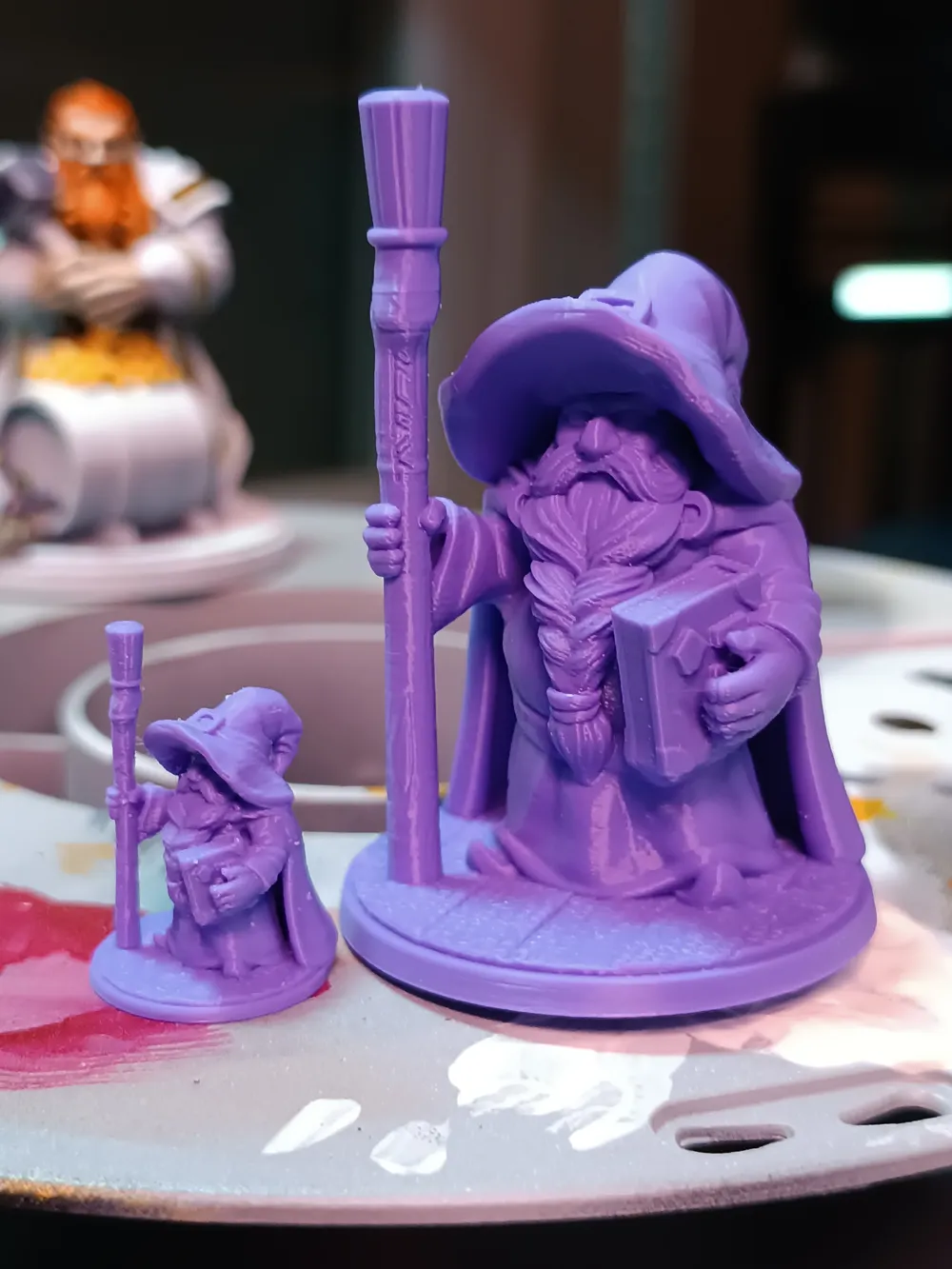 supportless dwarf mage - Free 3D Print Model - MakerWorld