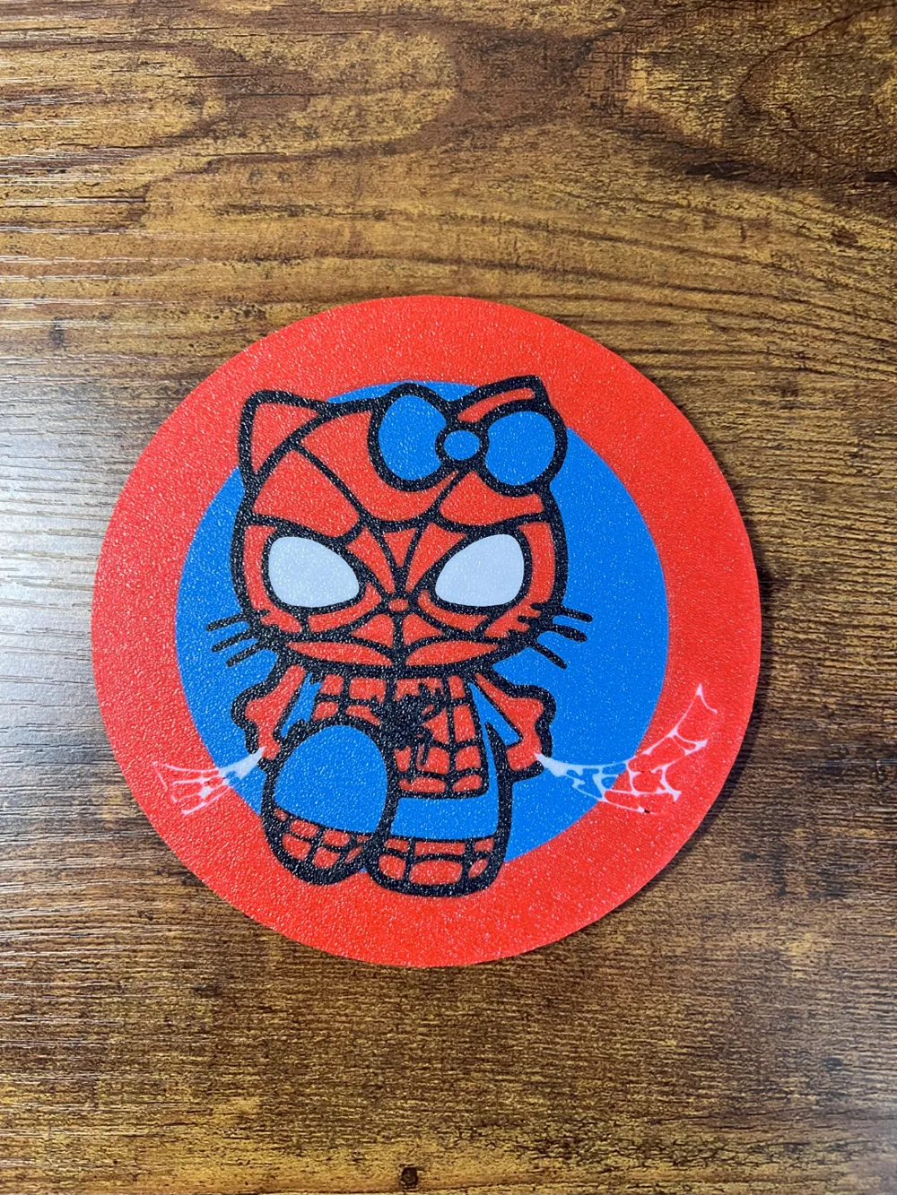 Hello Kitty Spiderman Coaster by StudBuffin - MakerWorld