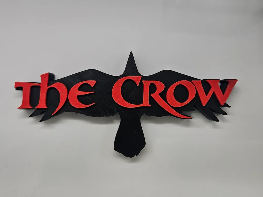 The Crow (1994) Logo by DimensionX3D MakerWorld: Download Free 3D Models
