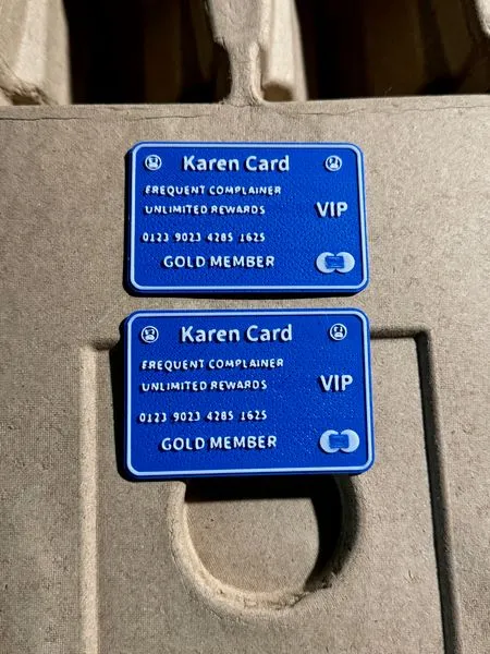 karen card by DarkWolF MakerWorld: Download Free 3D Models