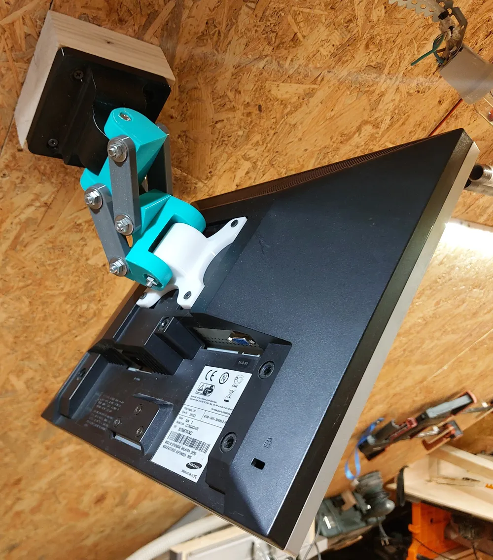 VESA Monitor wall mount - Free 3D Print Model - MakerWorld