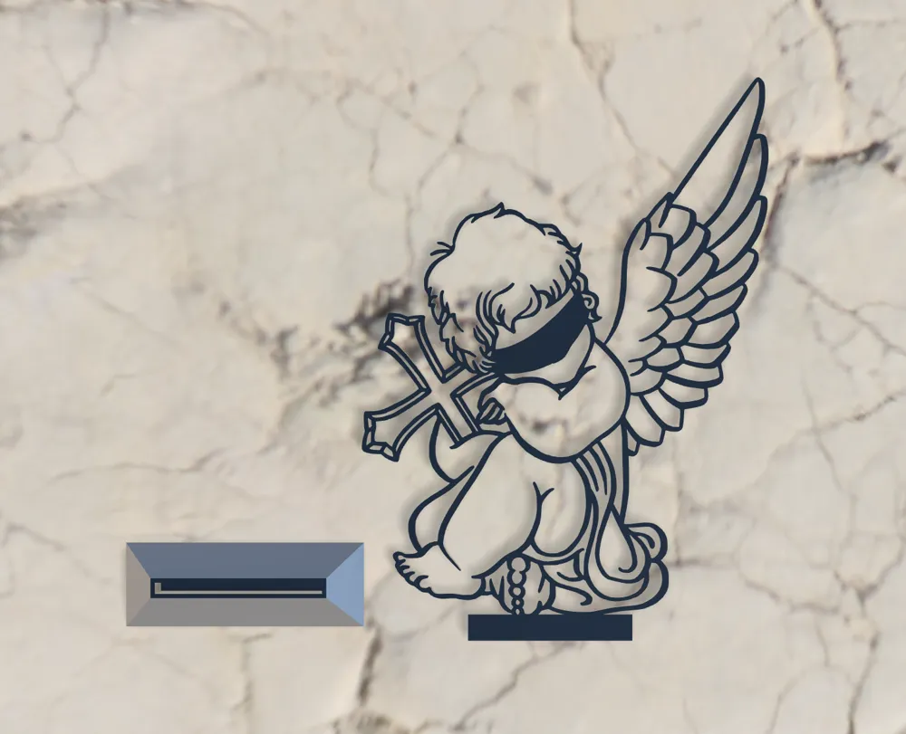 Angel 2d by 2d_figurine - MakerWorld