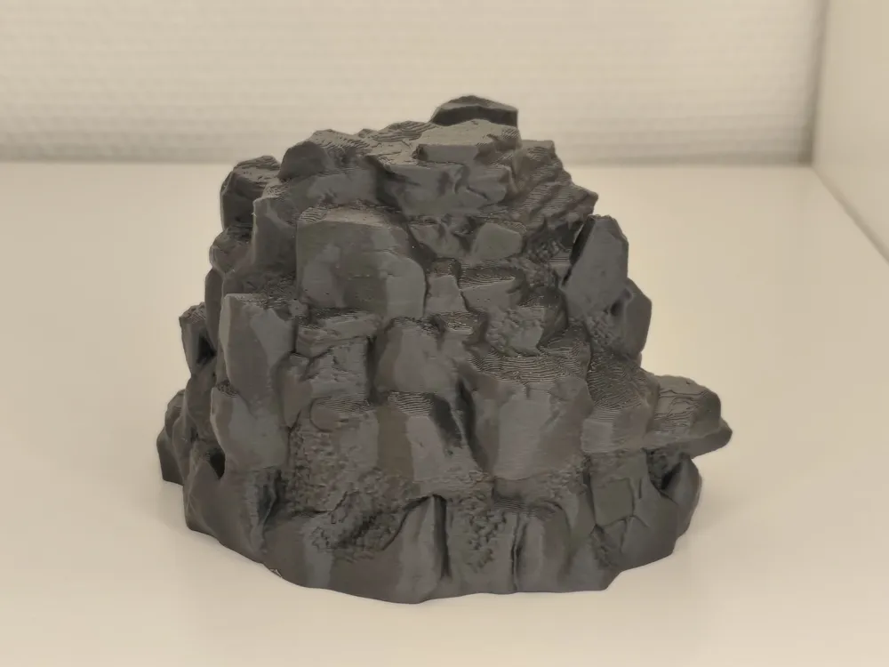 Aquarium Terrarium Rock Mountain Cave Hideout - Free 3D Print Model ...