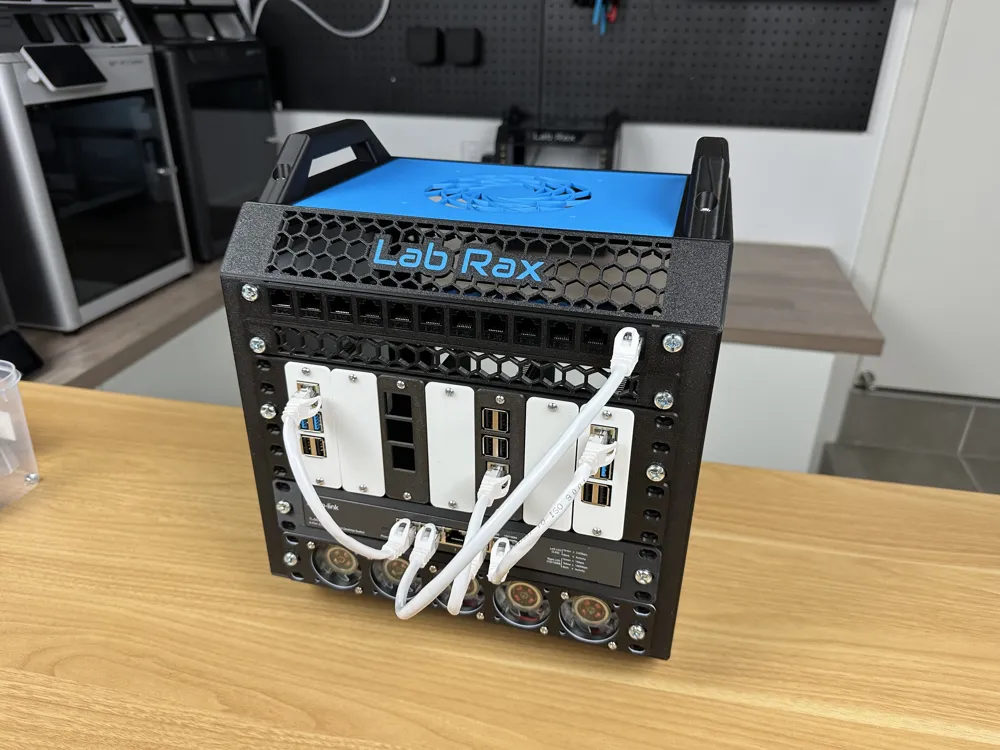 Lab Rax 10" Server Rack - Bolted Version - 5U - Free 3D Print Model ...
