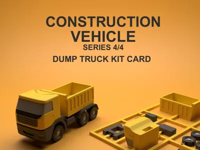 dump truck 3d print model download - MakerWorld