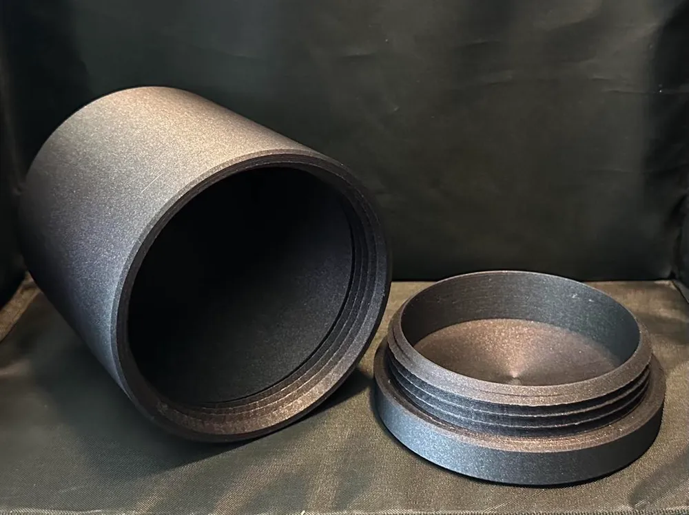 X-Large Heavy Walled 125x137mm Threaded Cannister by BATTCAVE - MakerWorld