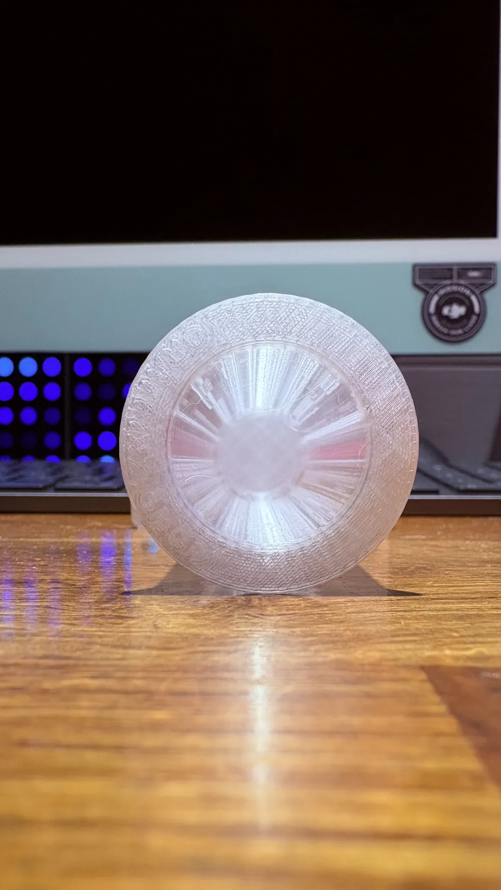 Slim (100mm) wall filament wall spool holder Remixed by XD MakerWorld ...